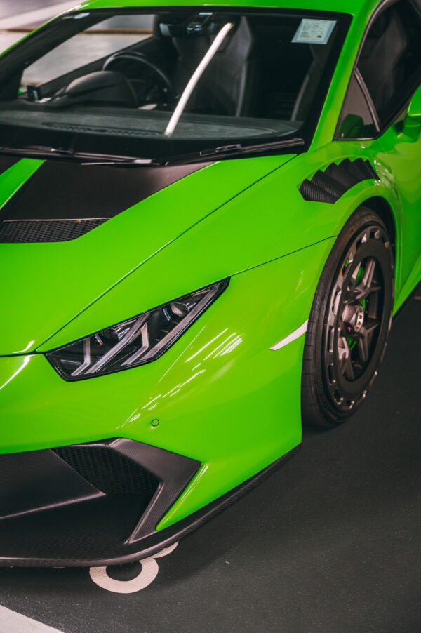 Green Lamborghini Huracan Performante PF7 Aertotech - Brixton Forged™