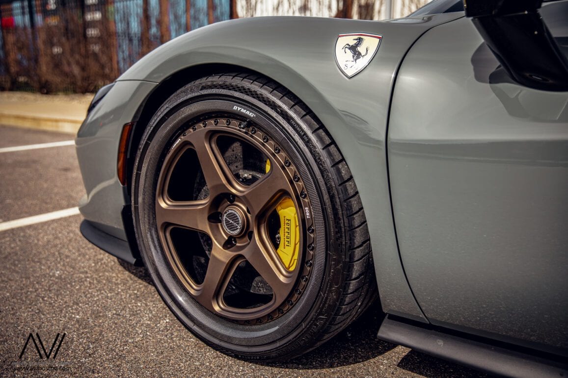 Grey Ferrari 296 - TR05 Carbon+ - Brixton Forged™