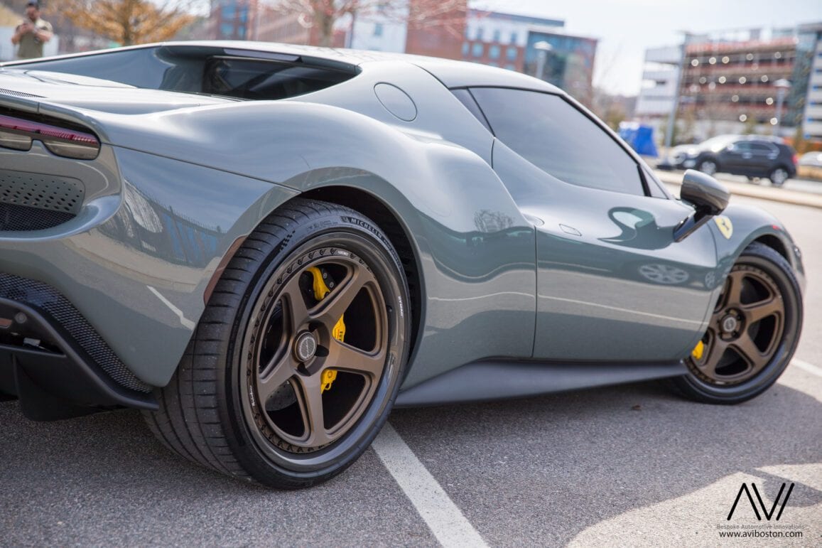 Grey Ferrari 296 - TR05 Carbon+ - Brixton Forged™