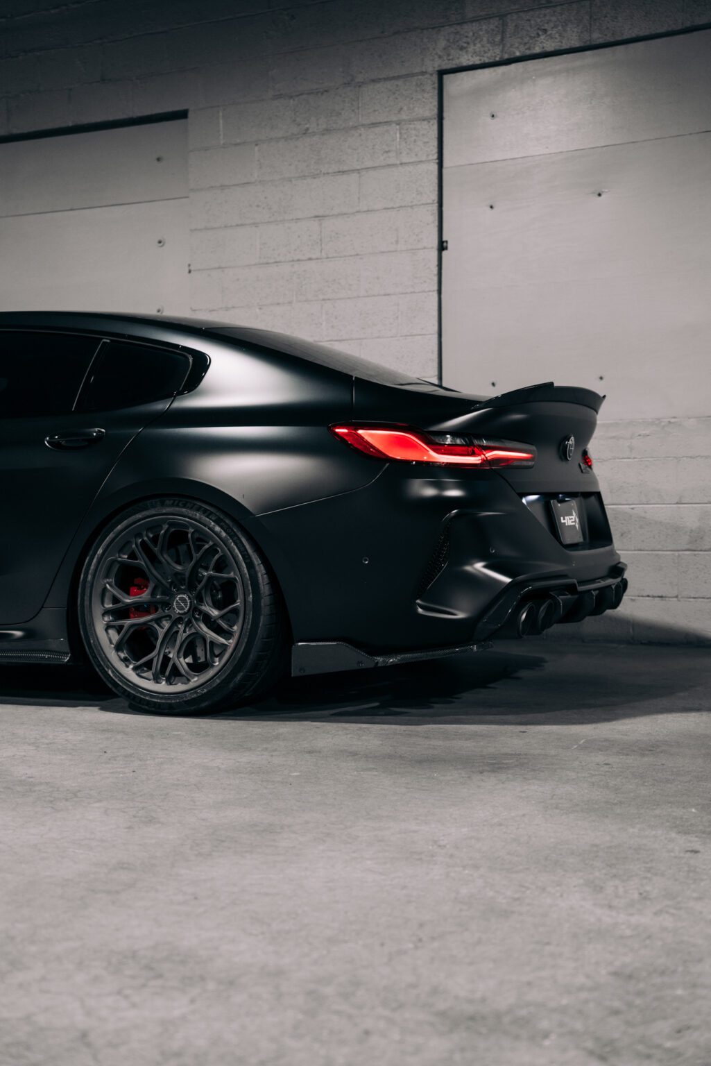 Black BMW M8 Gran Coupe - Nyjah Houston - Brixton Forged™