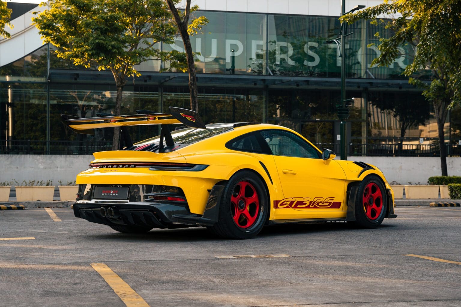 992 GT3RS Wheels (Yellow Porsche 992 GT3 RS) - Brixton Forged™