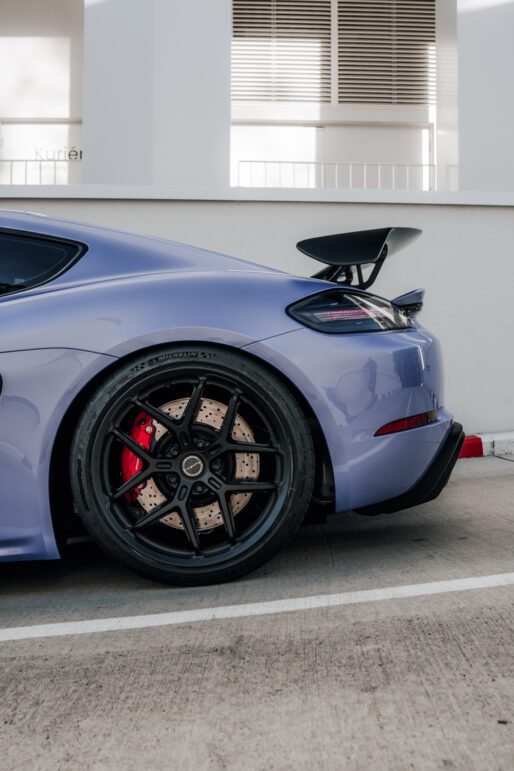 Purple Porsche GT4 - Brixton Forged™