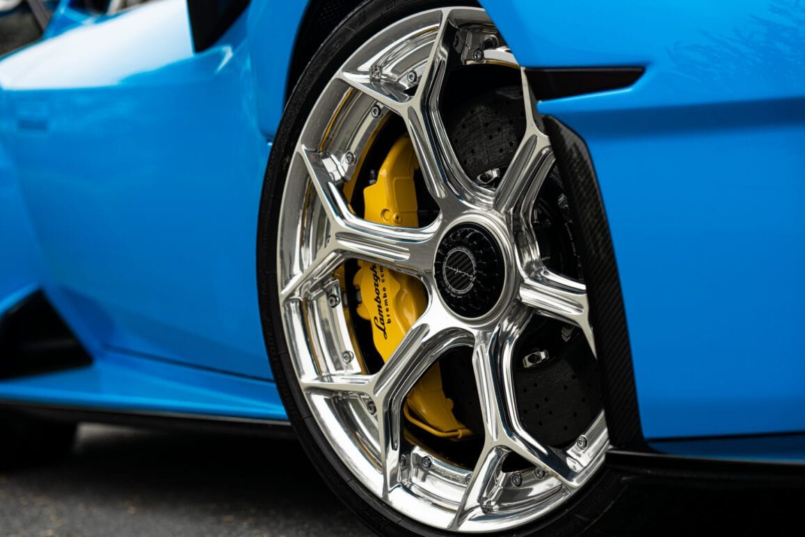 Blue Lamborghini Huracan STO - Brixton Forged™