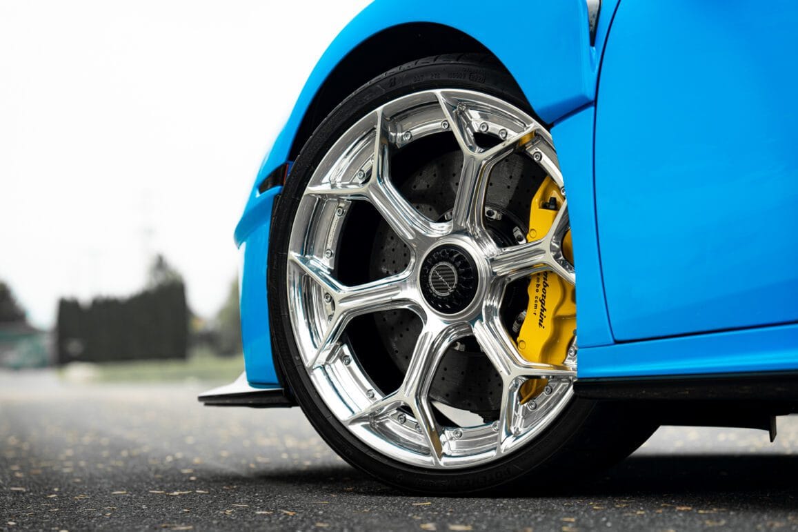 Blue Lamborghini Huracan STO - Brixton Forged™