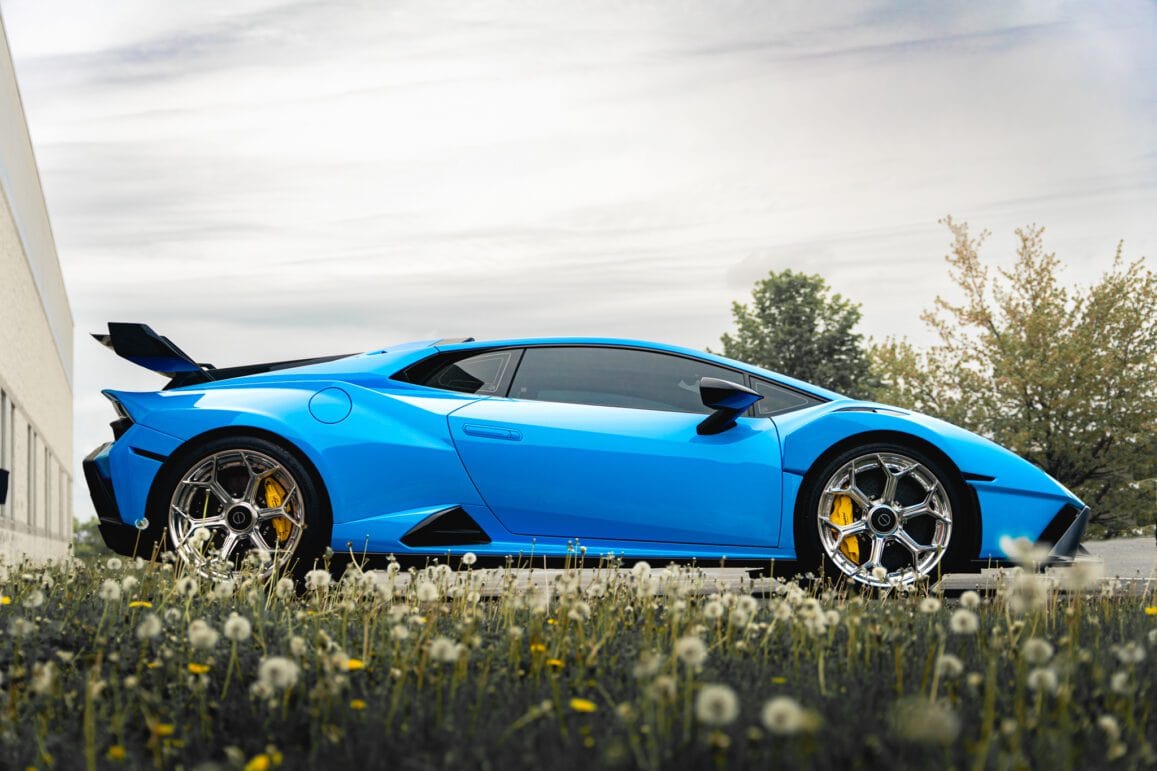 Blue Lamborghini Huracan STO - Brixton Forged™