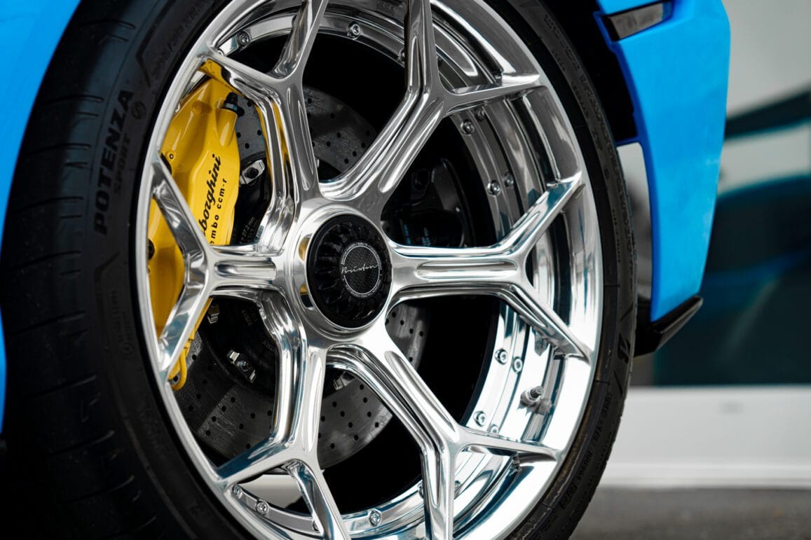 Blue Lamborghini Huracan STO - Brixton Forged™