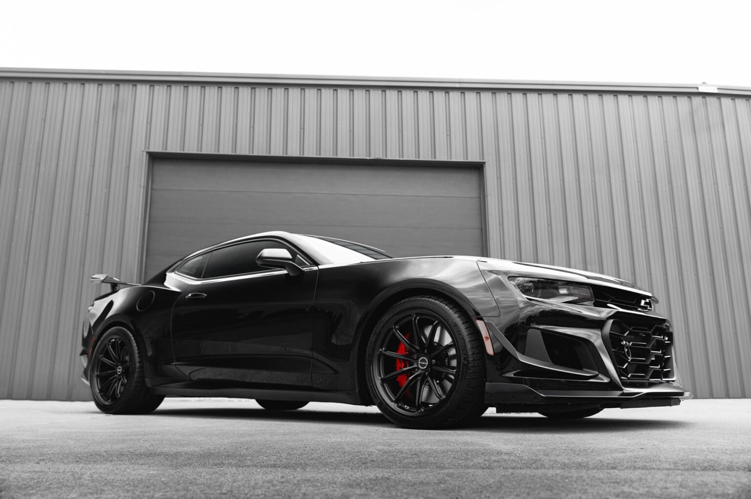 Black Chevrolet Camaro ZL1 - Brixton Forged™