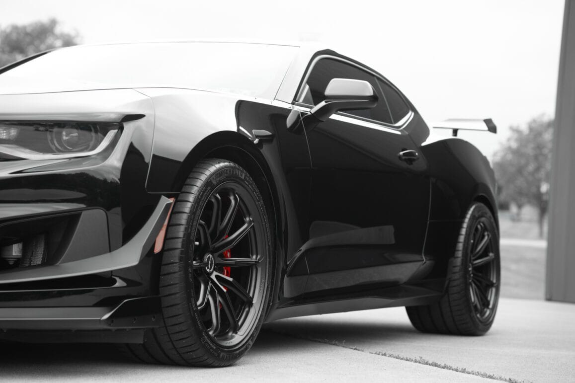 Black Chevrolet Camaro ZL1 - Brixton Forged™