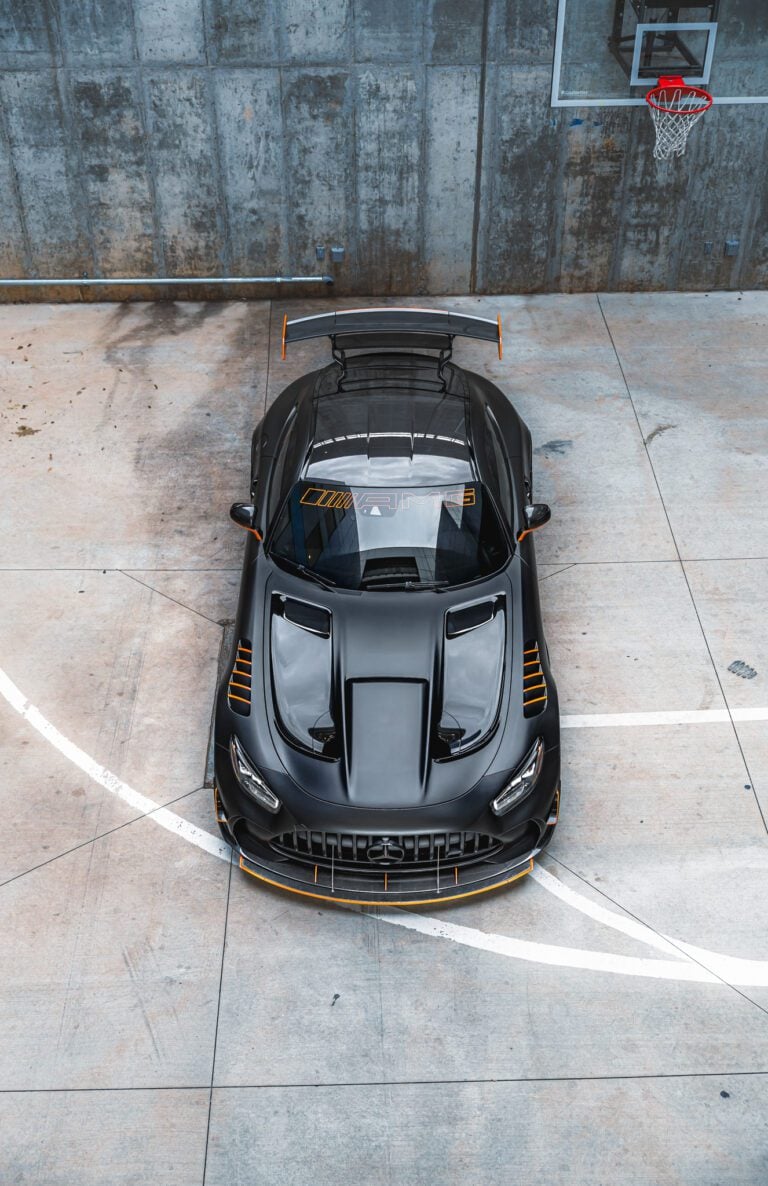 Black Mercedes Benz AMG GTR Black Series - PF7 Aerotech - Brixton Forged™