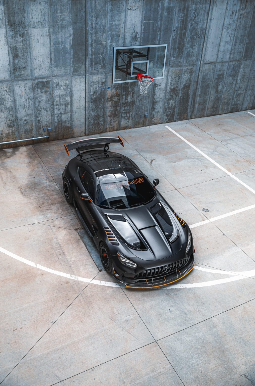 Black Mercedes Benz AMG GTR Black Series - PF7 Aerotech - Brixton Forged™