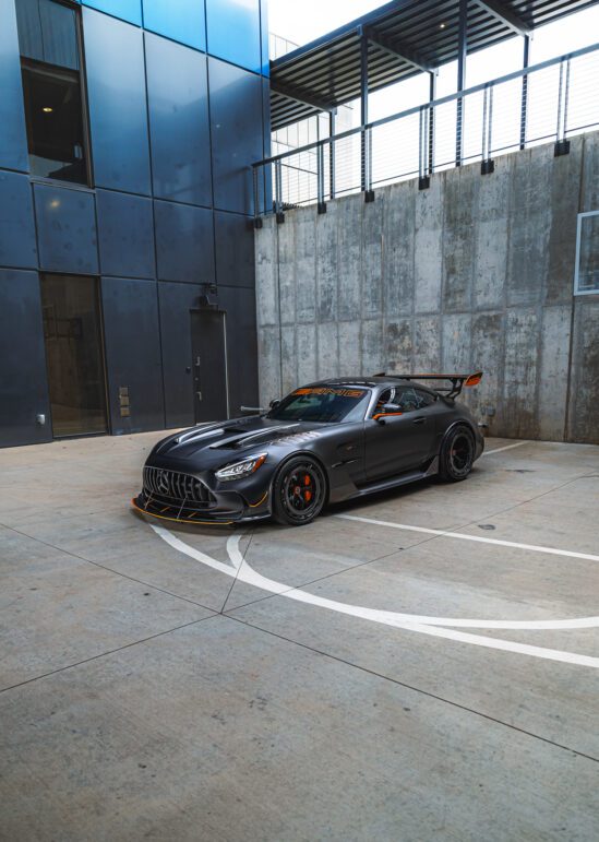 Black Mercedes Benz AMG GTR Black Series - PF7 Aerotech - Brixton Forged™