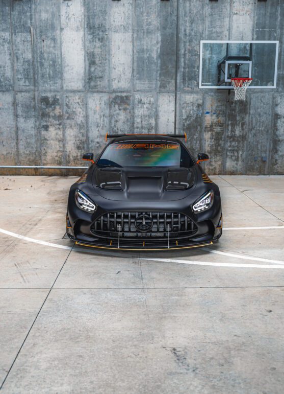 Black Mercedes Benz AMG GTR Black Series - PF7 Aerotech - Brixton Forged™