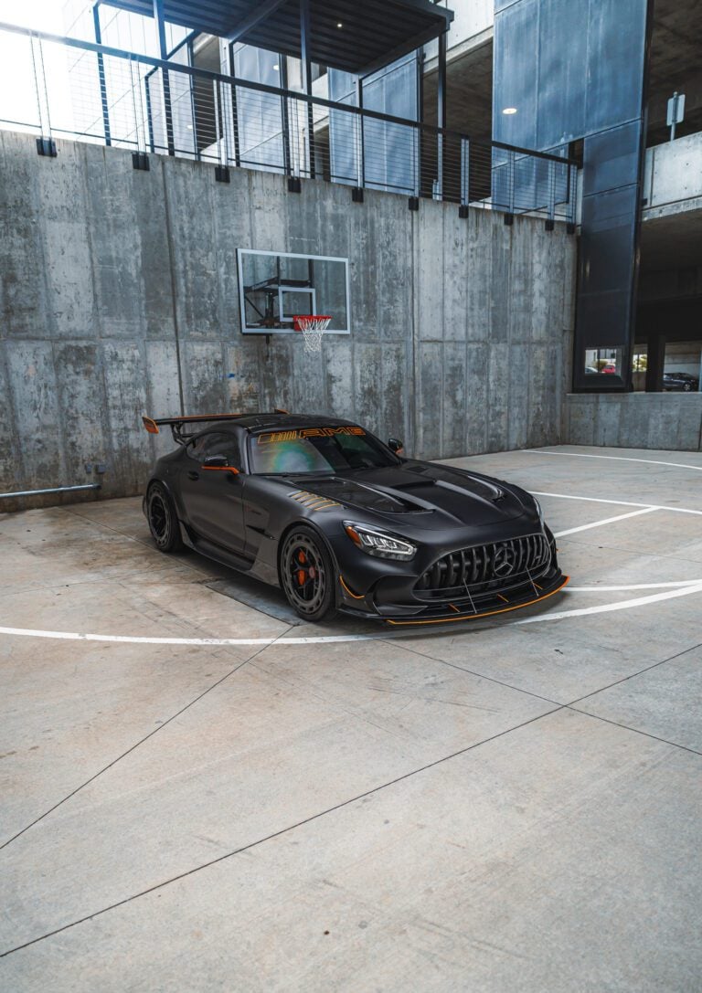 Black Mercedes Benz AMG GTR Black Series - PF7 Aerotech - Brixton Forged™