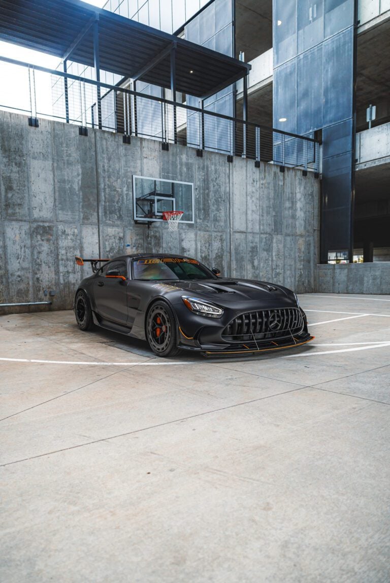 Black Mercedes Benz AMG GTR Black Series - PF7 Aerotech - Brixton Forged™