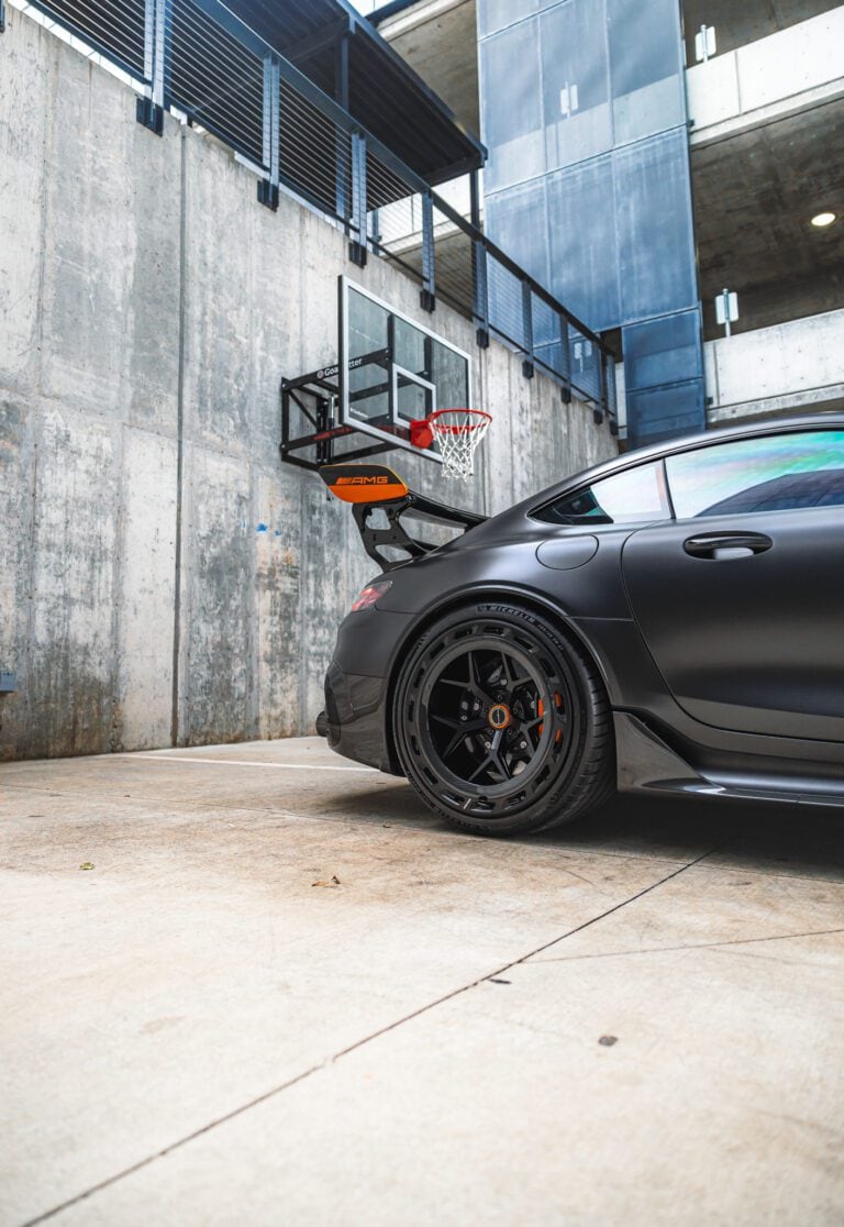 Black Mercedes Benz AMG GTR Black Series - PF7 Aerotech - Brixton Forged™