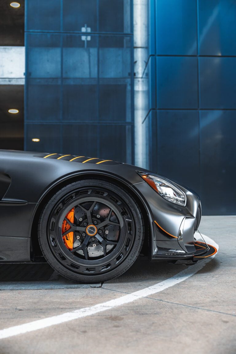 Black Mercedes Benz AMG GTR Black Series - PF7 Aerotech - Brixton Forged™