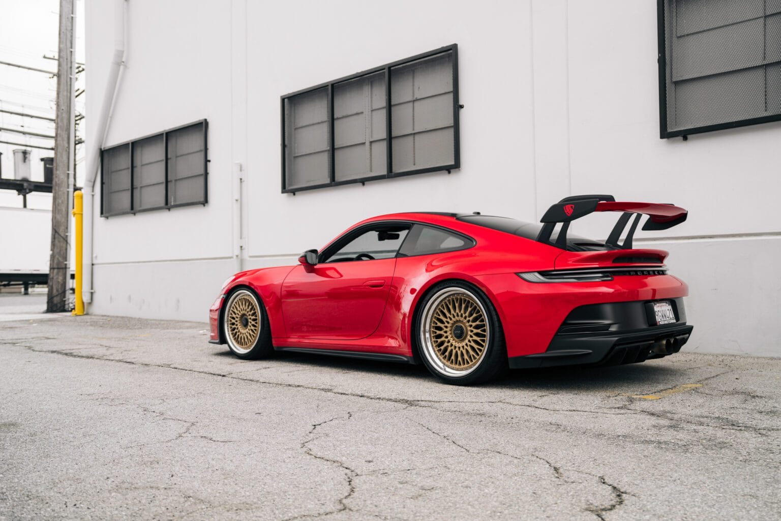 Red Porsche 992 GT3 - Brixton Forged™