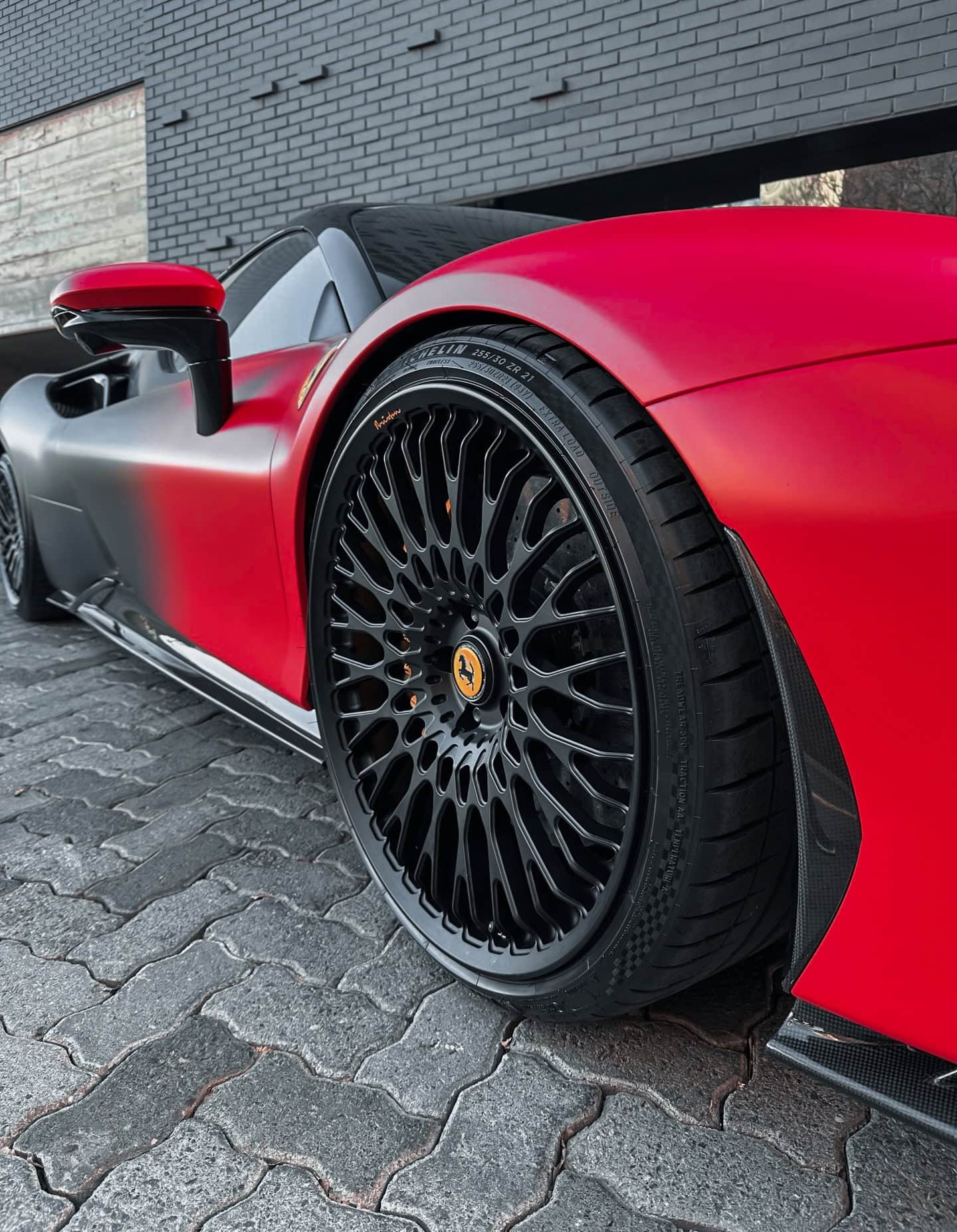 Red Ferrari SF90 Stradale - Brixton Forged™
