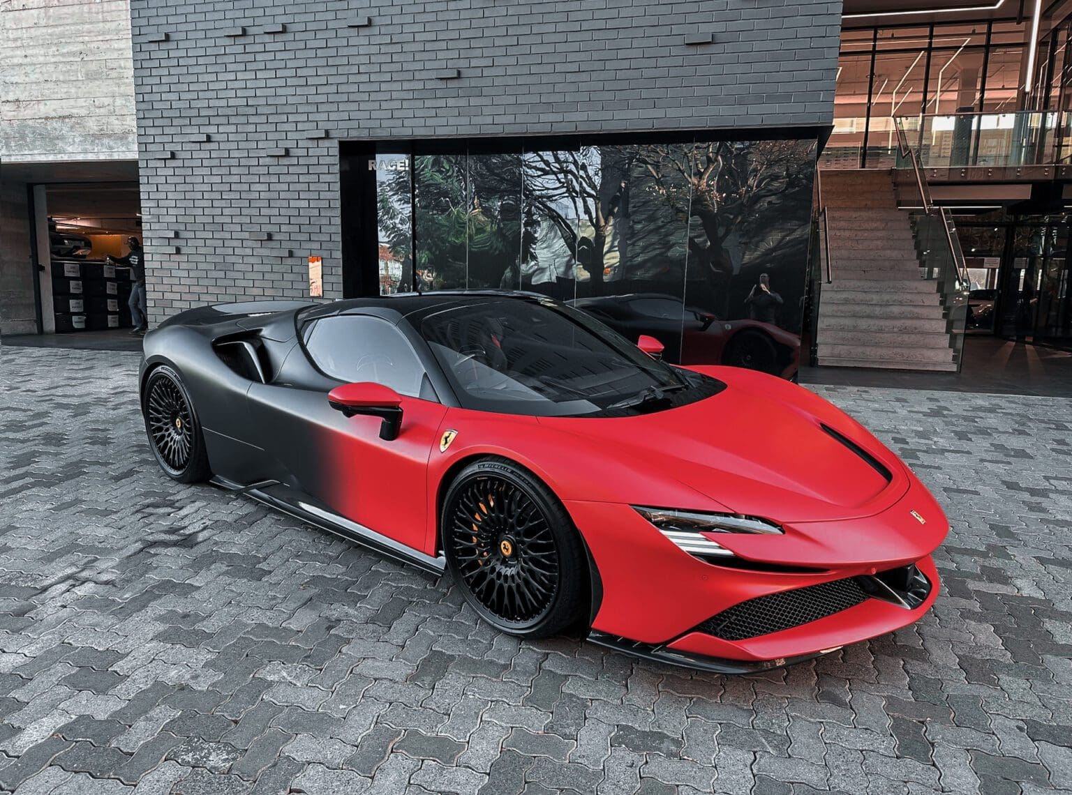 Red Ferrari SF90 Stradale - Brixton Forged™