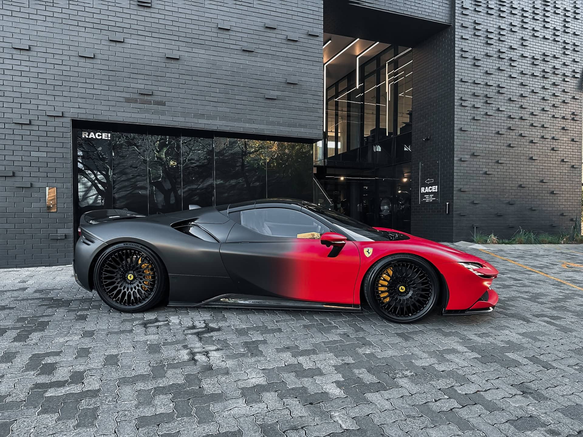 Red Ferrari SF90 Stradale - Brixton Forged™