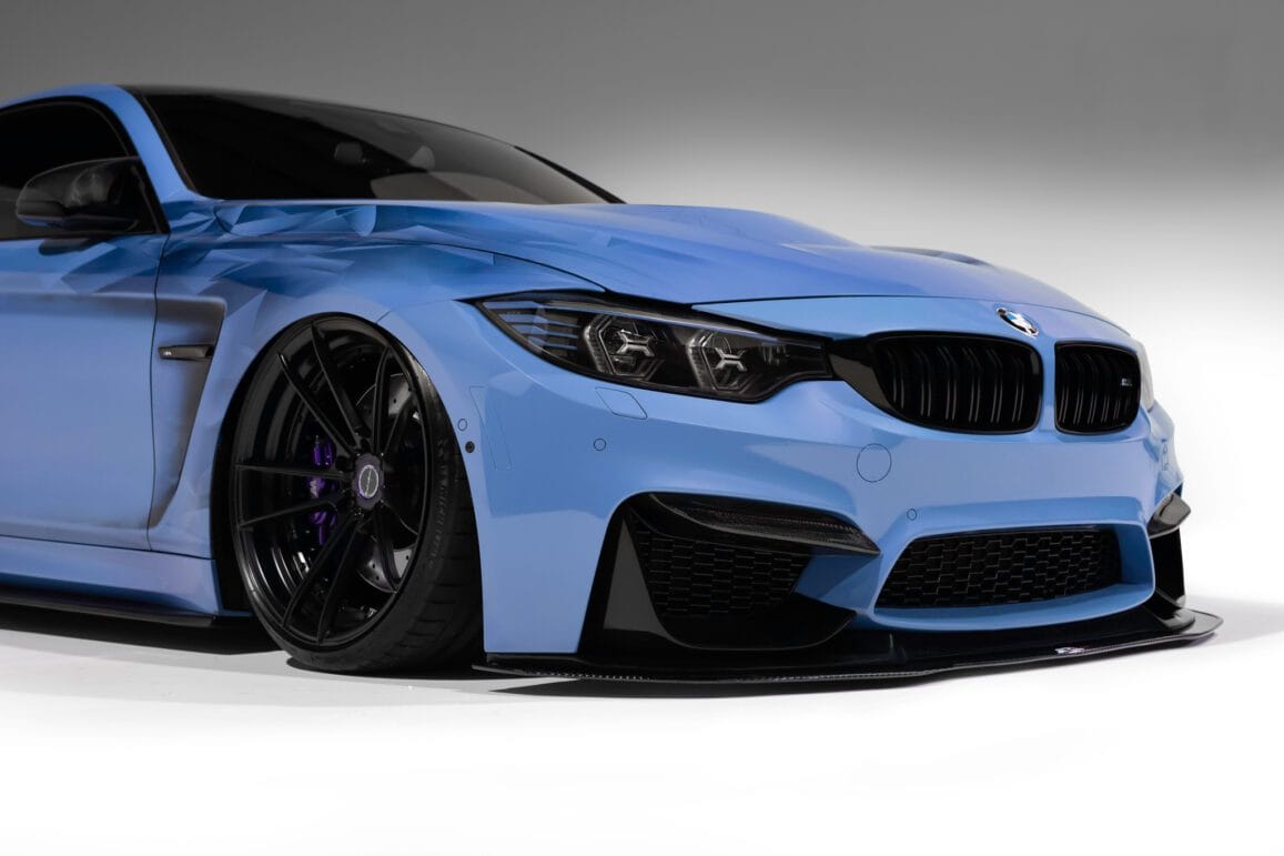 Blue BMW M4 F82 - M51 Duo Series - Brixton Forged™
