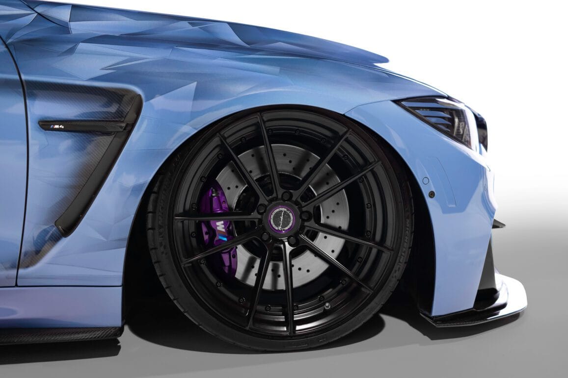 Blue BMW M4 F82 - M51 Duo Series - Brixton Forged™