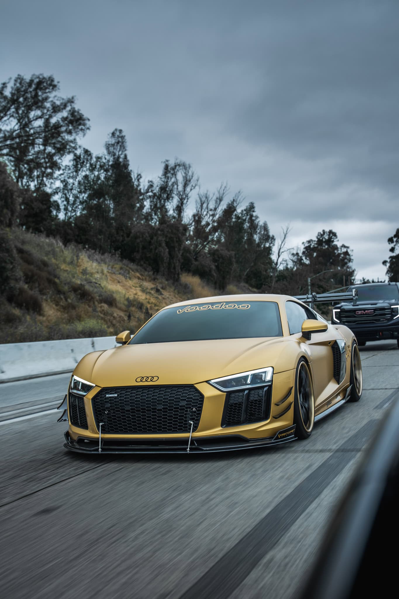 Gold Audi R8 Twin Turbo - FDE01 Targa Series - Brixton Forged™