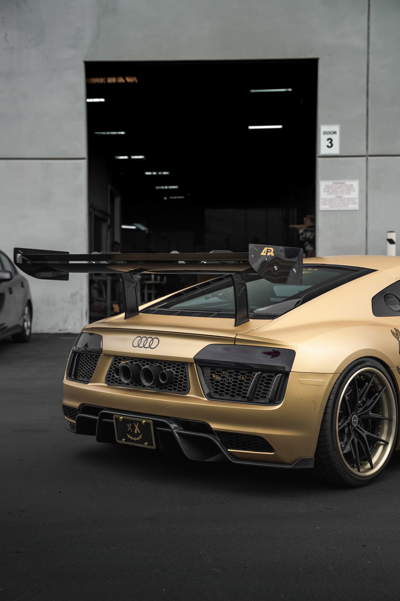 Gold Audi R8 Twin Turbo - FDE01 Targa Series - Brixton Forged™
