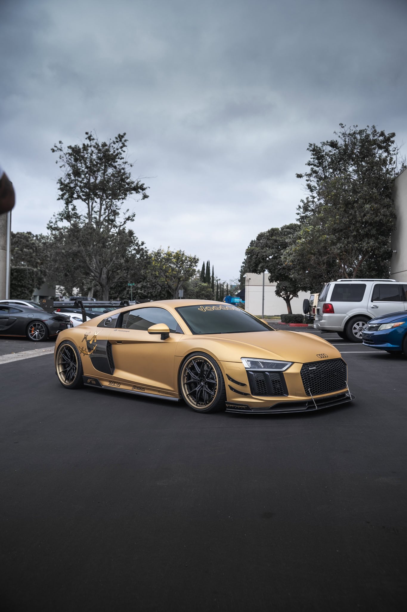 Gold Audi R8 Twin Turbo - FDE01 Targa Series - Brixton Forged™