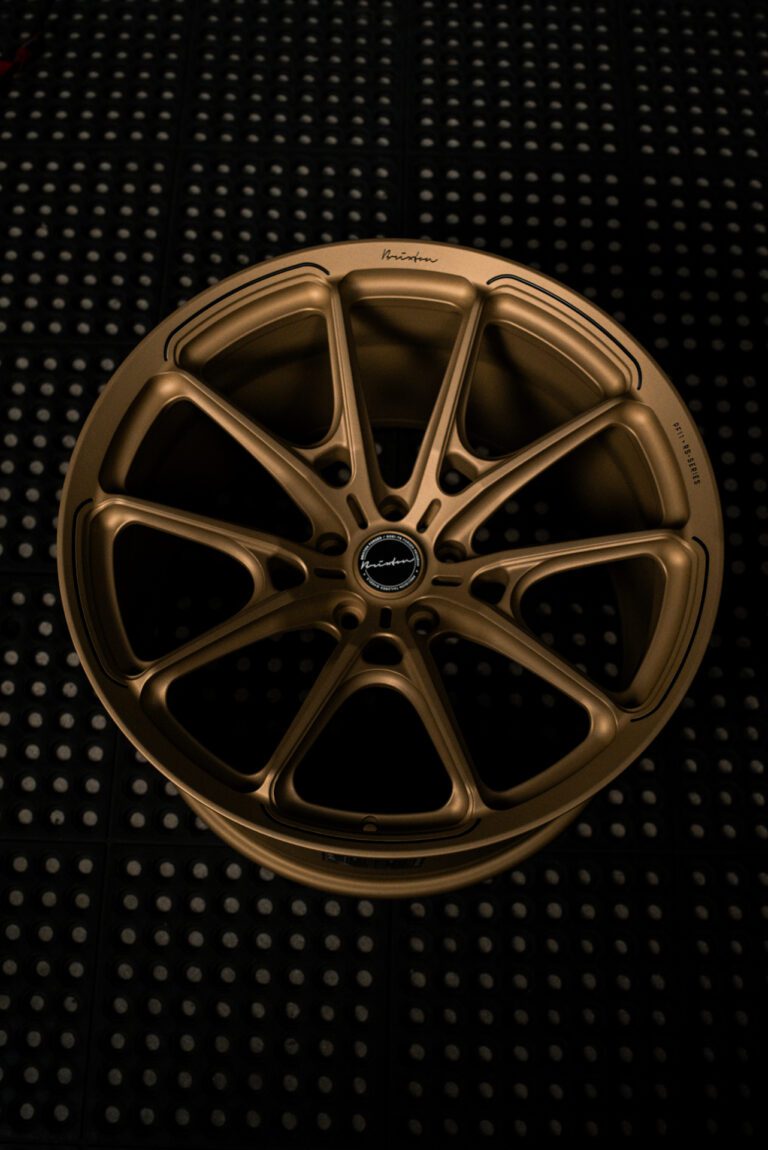 PF11 RS Satin Trofeo Gold (Wheel Images) - Brixton Forged™