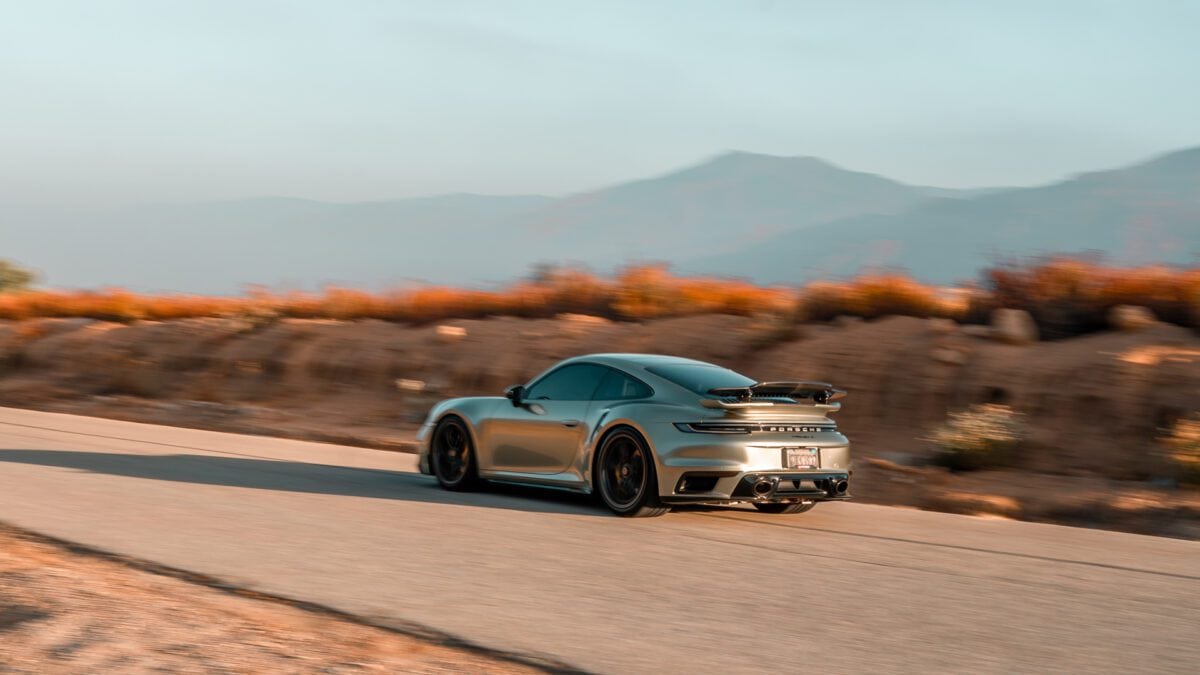 Green Porsche 992 Turbo S - Brixton Forged™