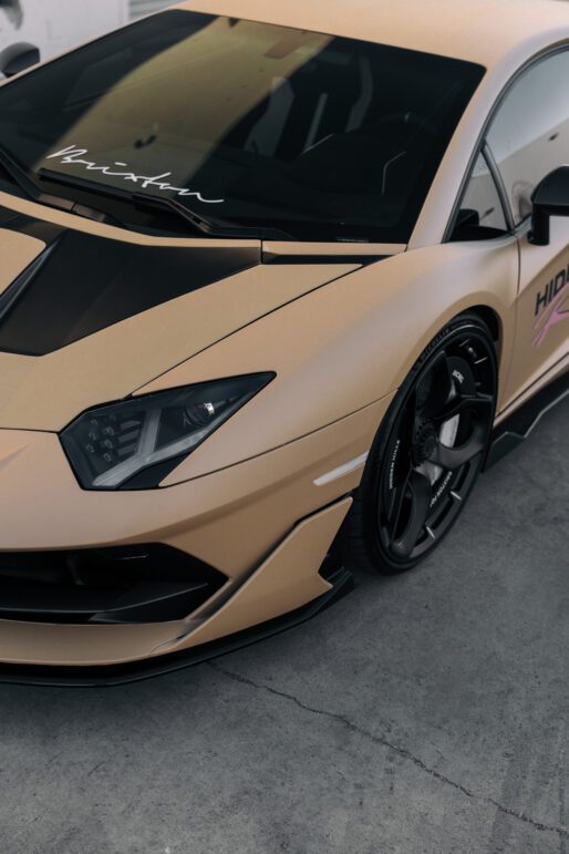 Tan Lamborghini Aventador SVJ - Brixton Forged™