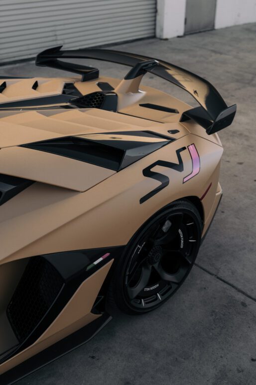 Tan Lamborghini Aventador SVJ - Brixton Forged™