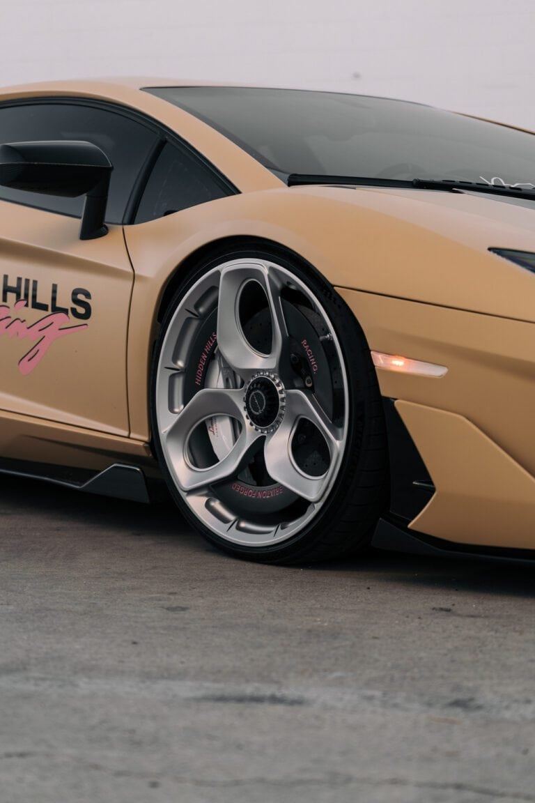 Tan Lamborghini Aventador SVJ - Brixton Forged™
