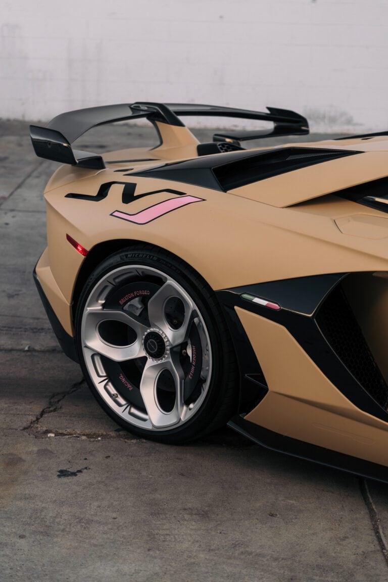 Tan Lamborghini Aventador SVJ - Brixton Forged™