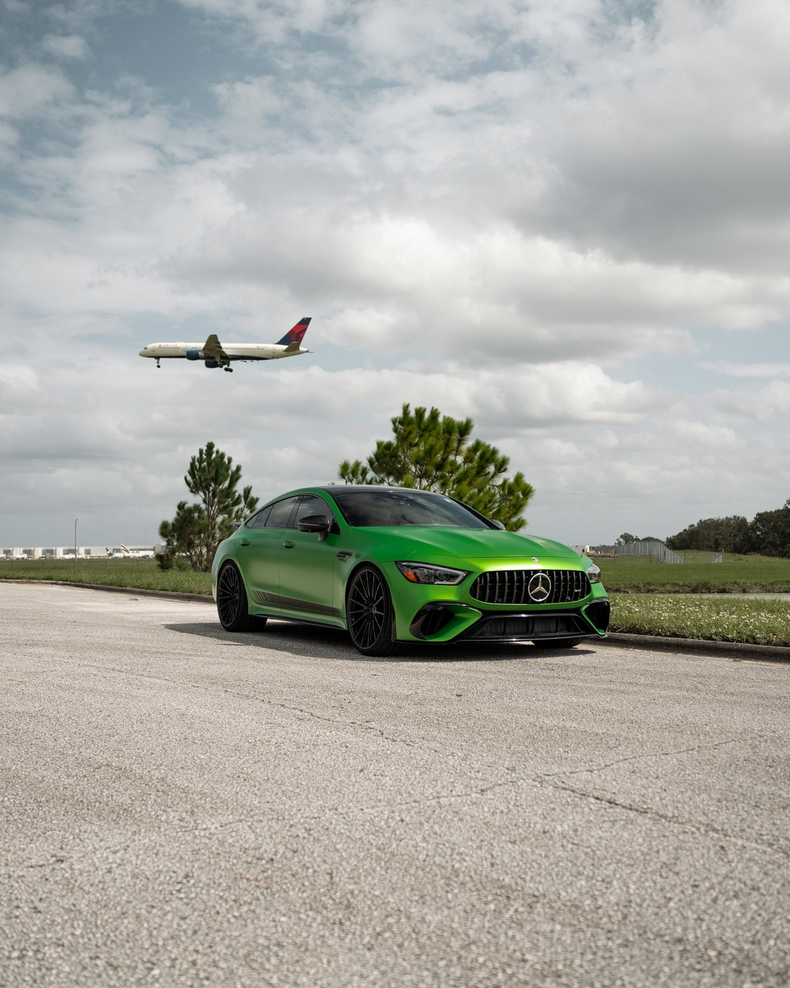 Green Mercedes-Benz GT 63S AMG - Brixton Forged™