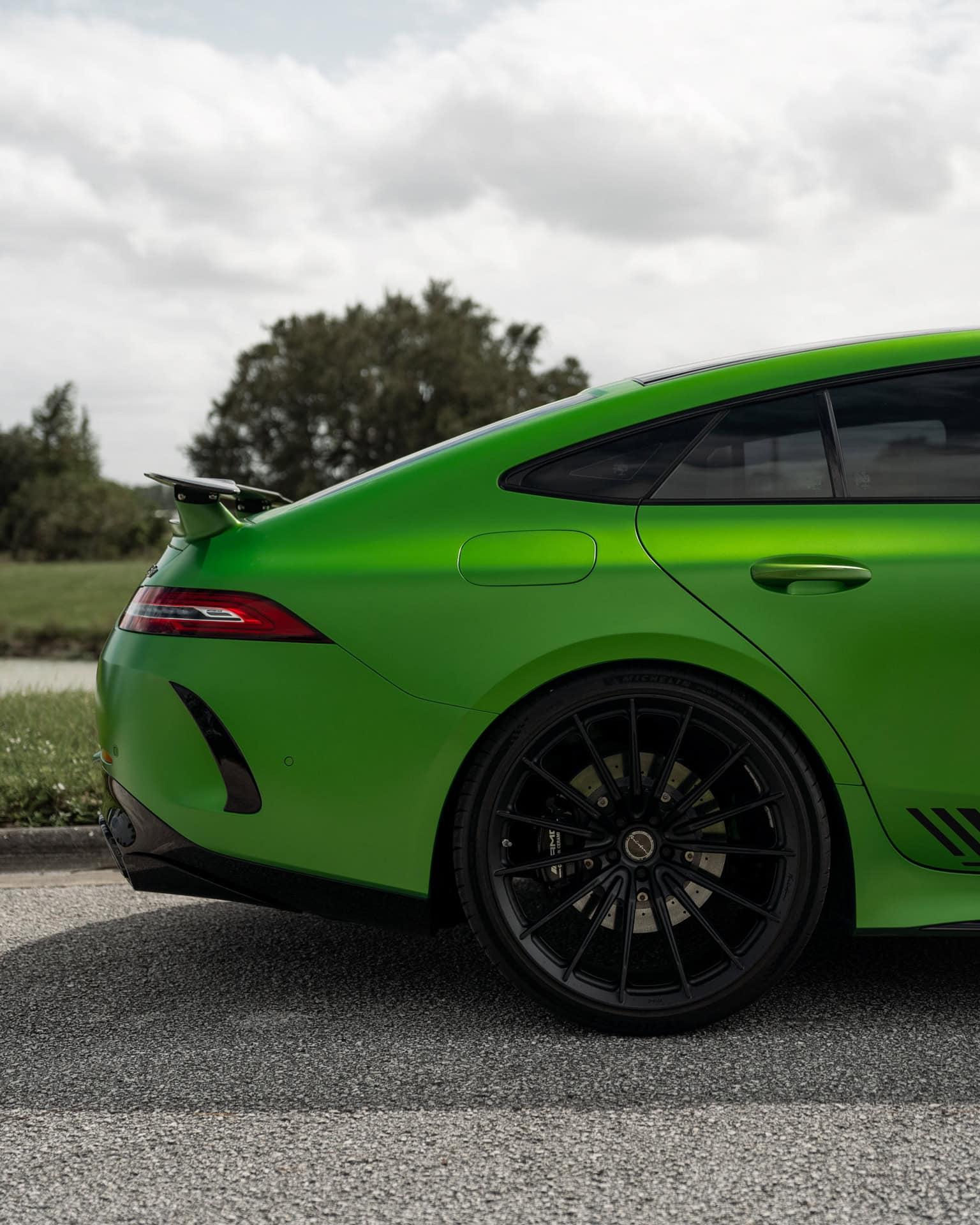 Green Mercedes-Benz GT 63S AMG - Brixton Forged™