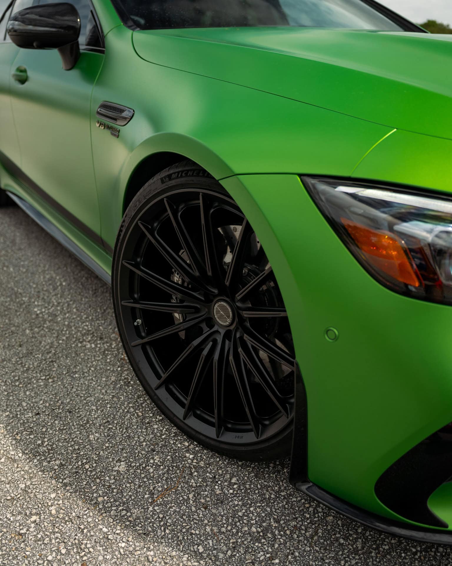 Green Mercedes-Benz GT 63S AMG - Brixton Forged™