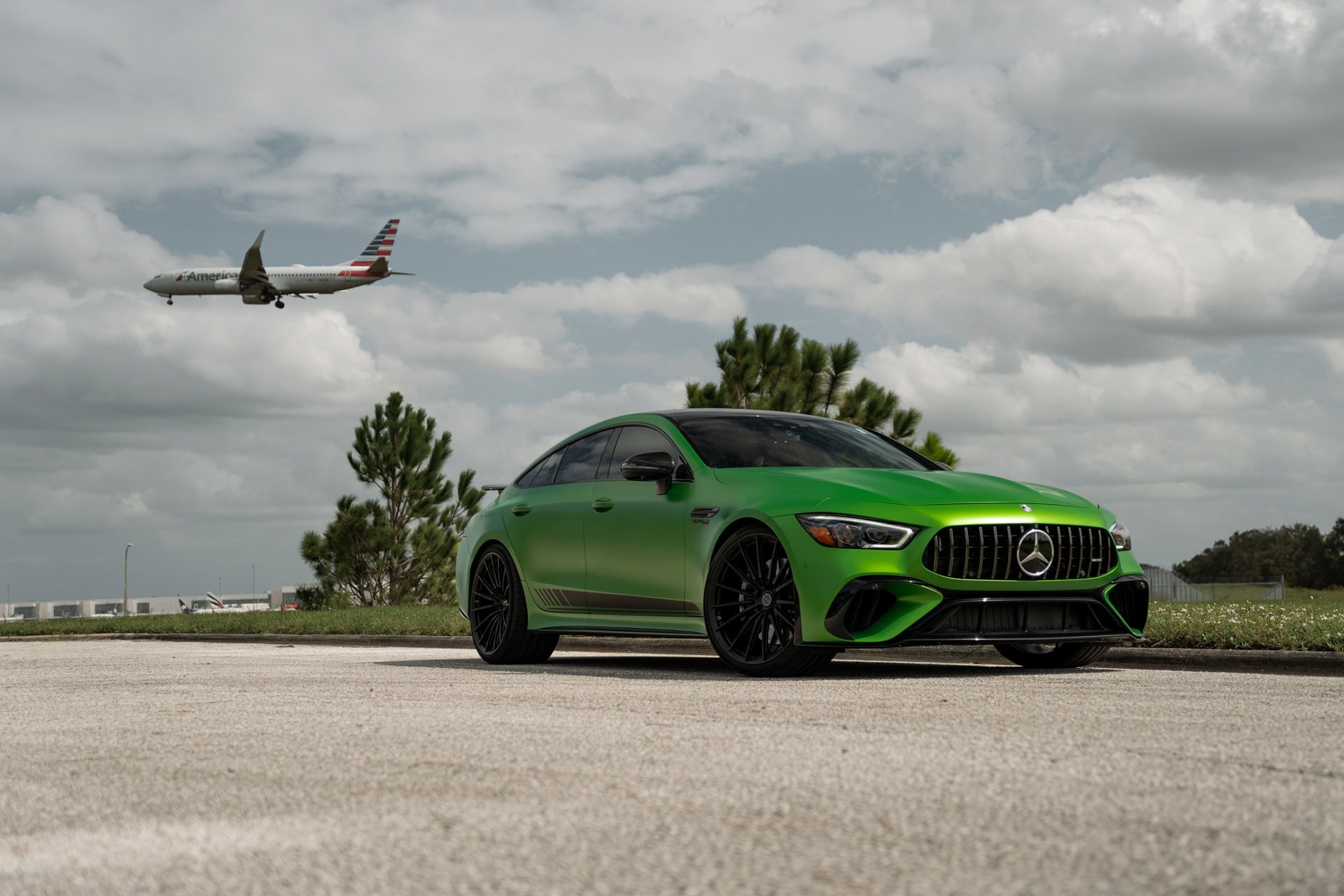 Green Mercedes-Benz GT 63S AMG - Brixton Forged™