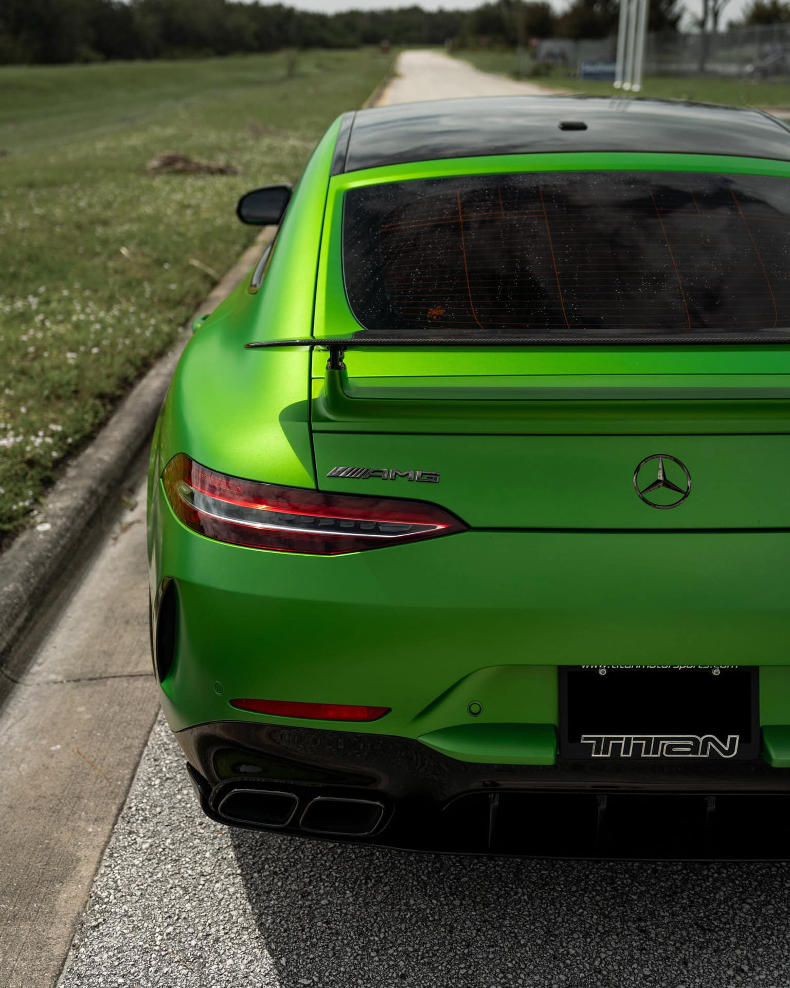 Green Mercedes-Benz GT 63S AMG - Brixton Forged™
