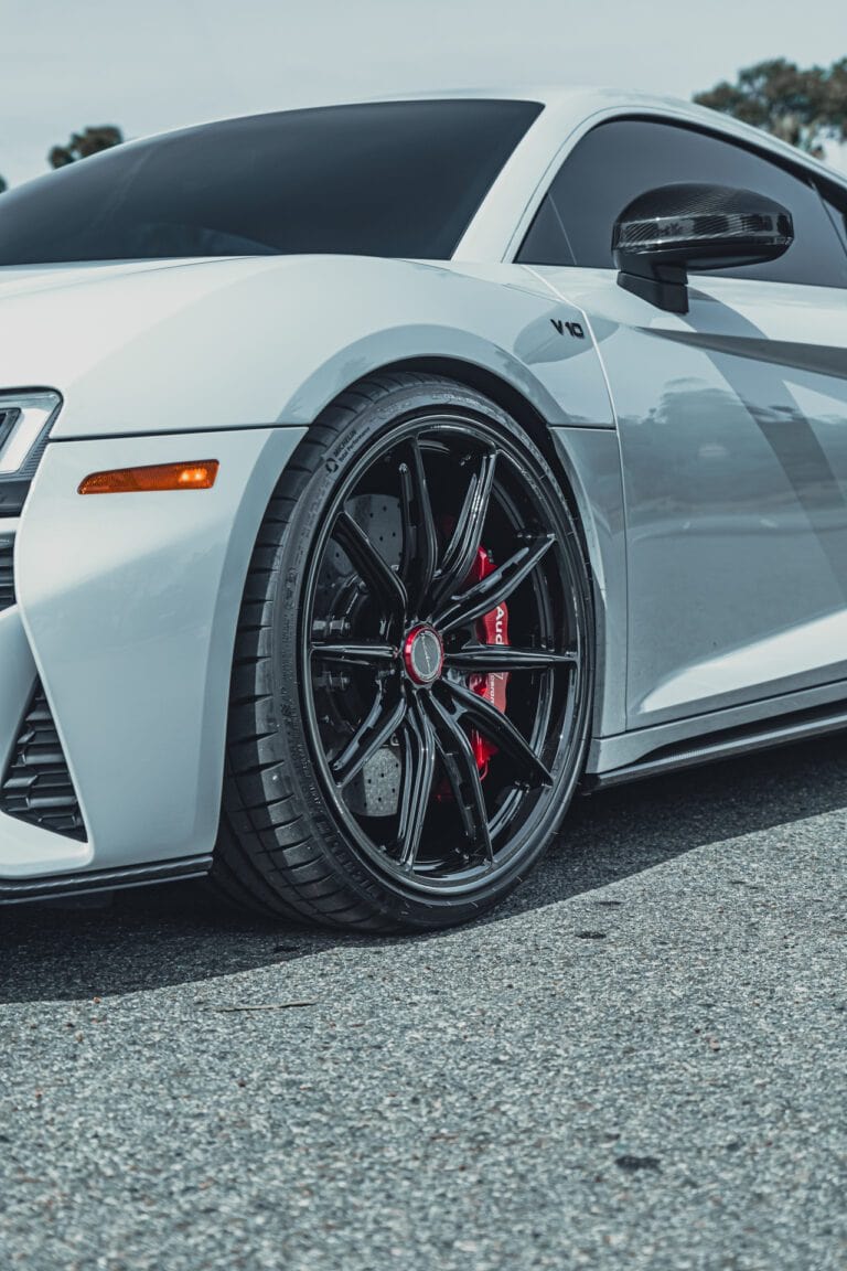 White Audi R8 Wheels - Brixton Forged™