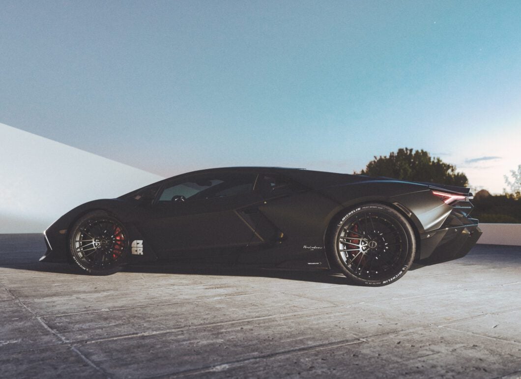 Black Lamborghini Revuelto Wheels - Brixton Forged™