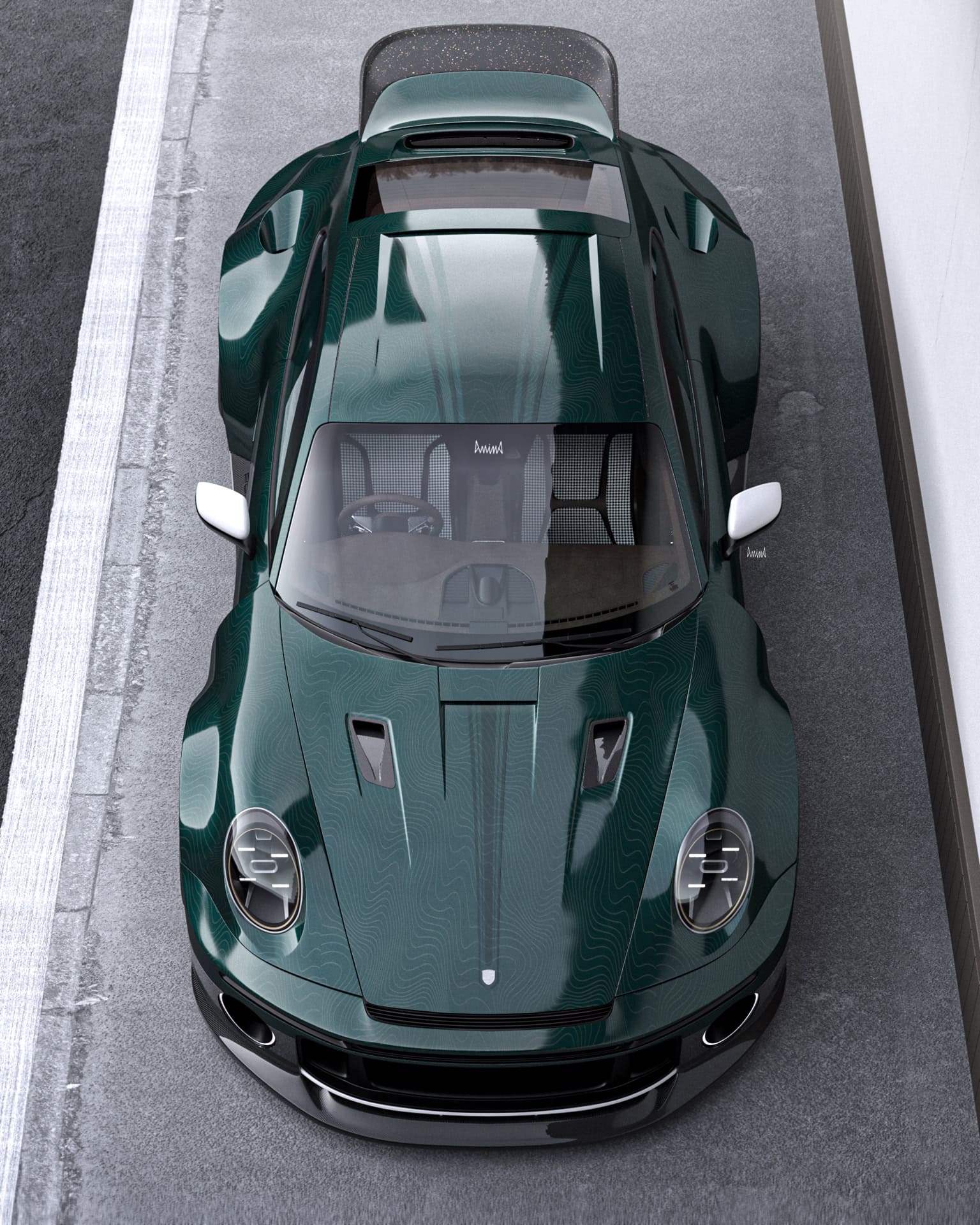 992 Porsche Custom Render - Brixton Forged™