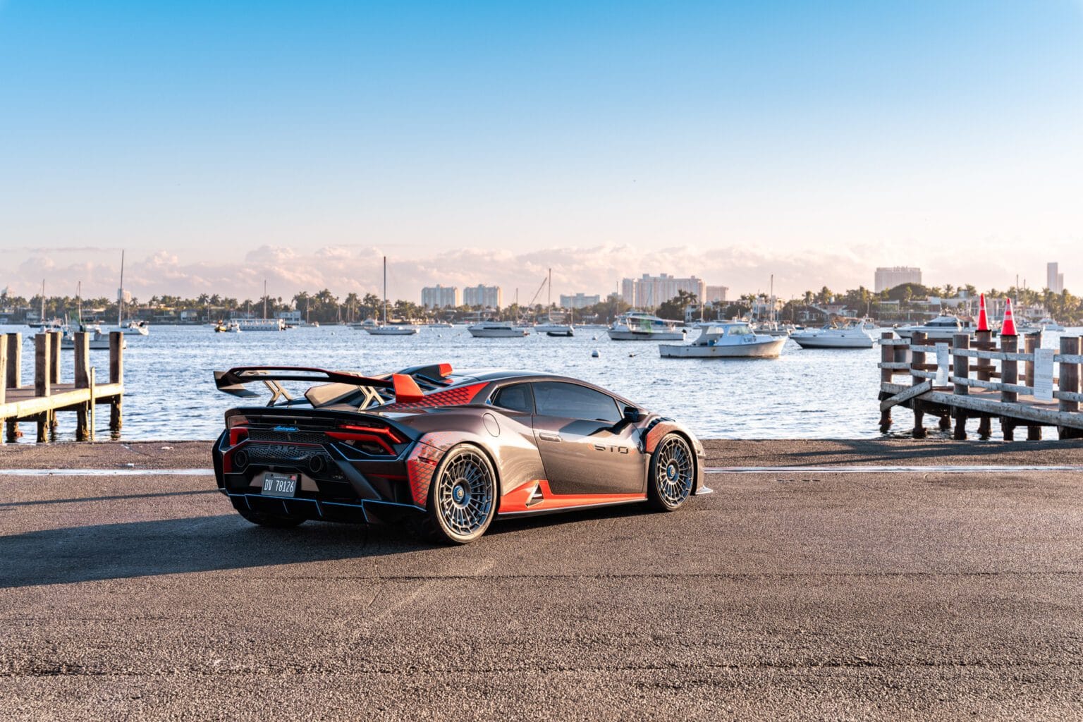 Silver Lamborghini Huracan STO - Brixton Forged™