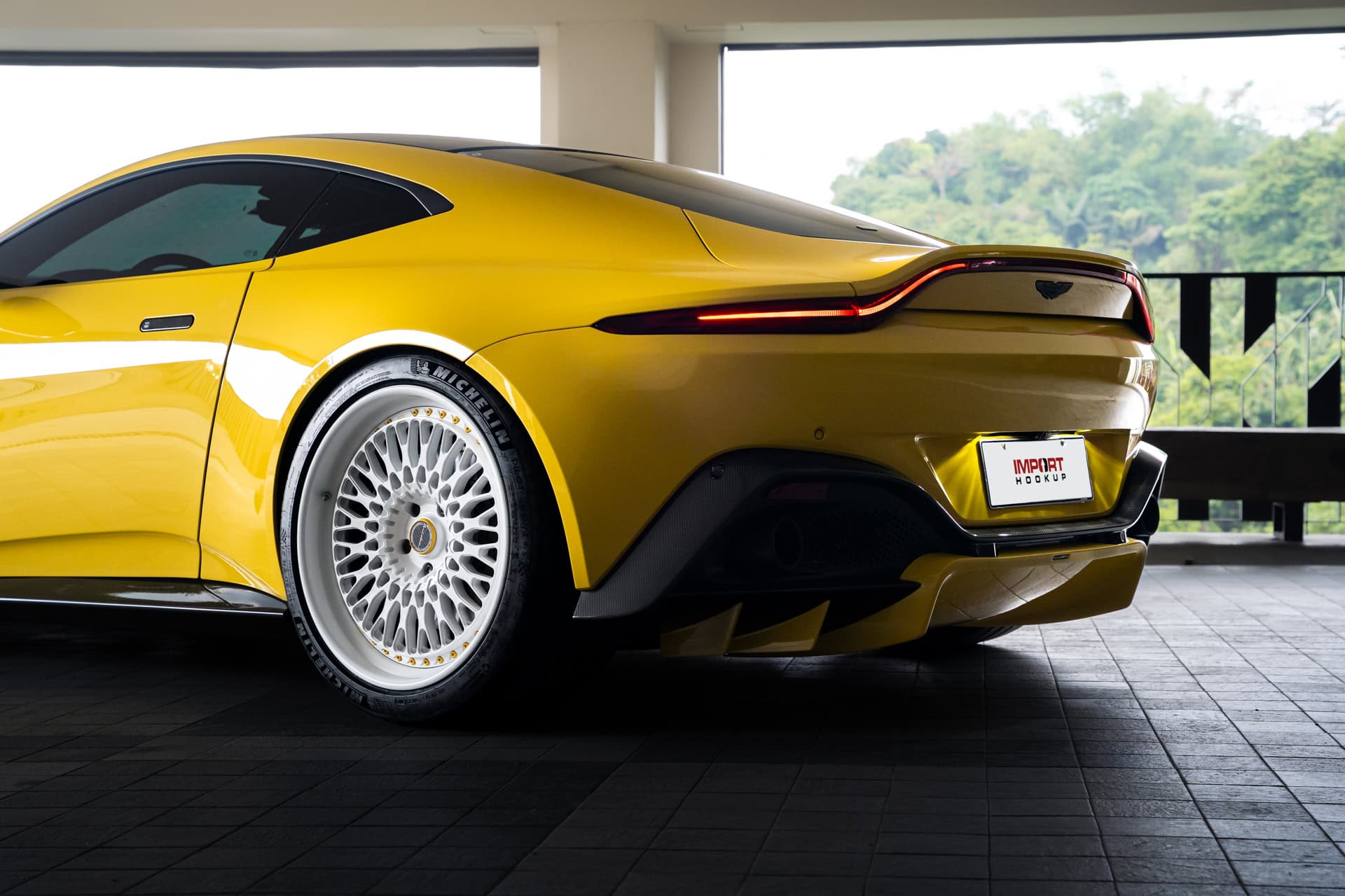 Yellow Aston Martin Vantage - Brixton Forged™