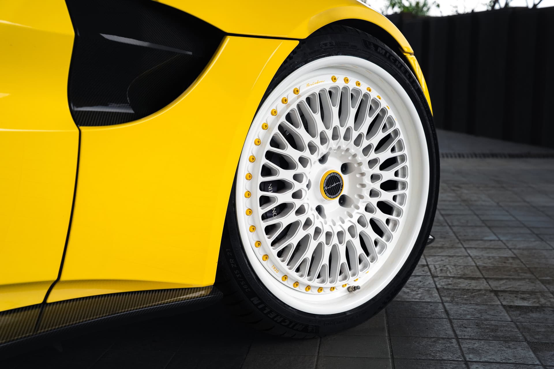 Yellow Aston Martin Vantage - Brixton Forged™