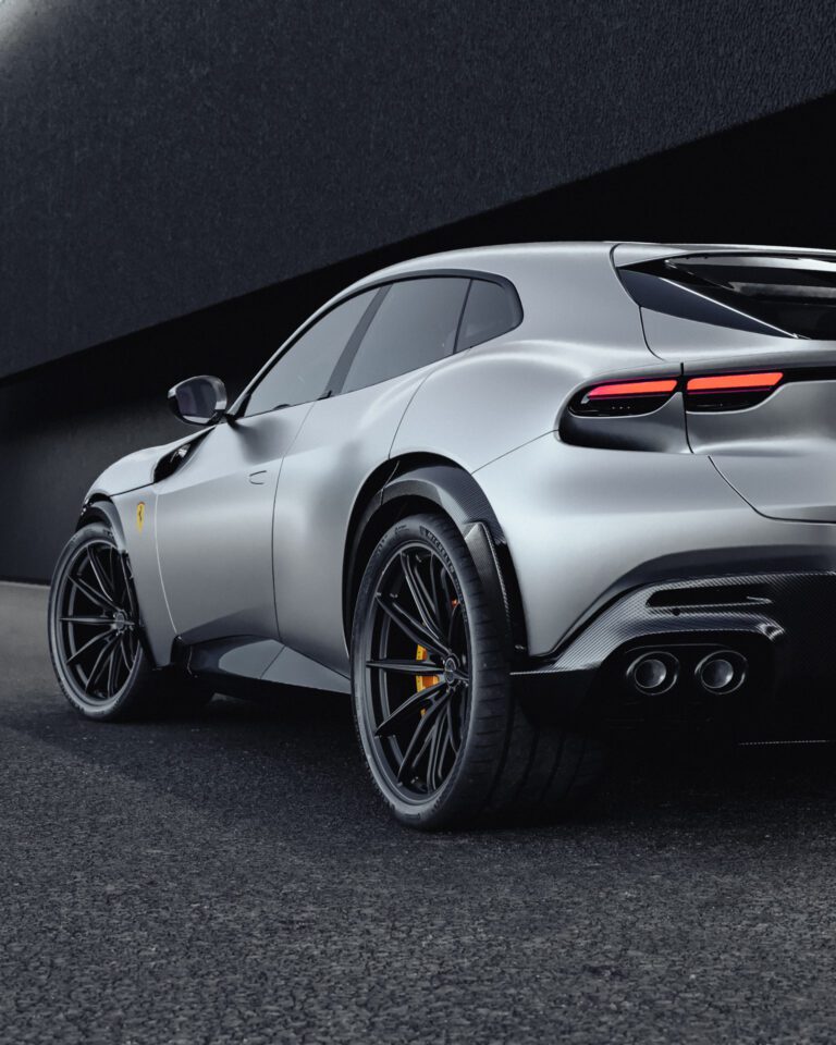 Silver Ferrari Purosangue - Brixton Forged™