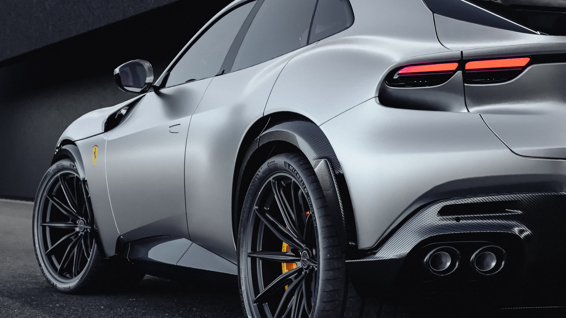 Silver Ferrari Purosangue - Brixton Forged™