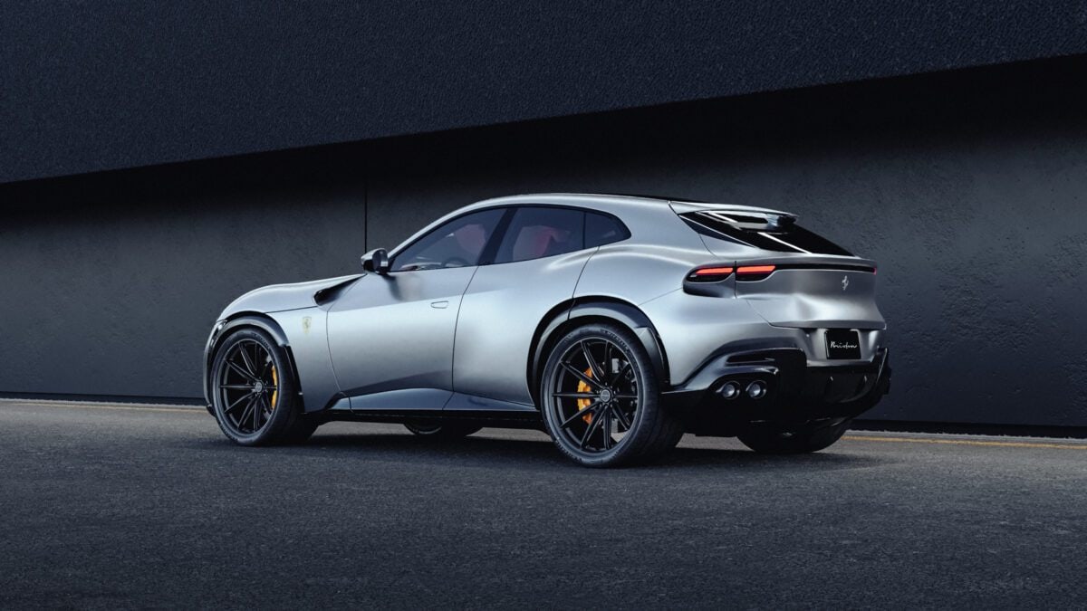 Silver Ferrari Purosangue - Brixton Forged™