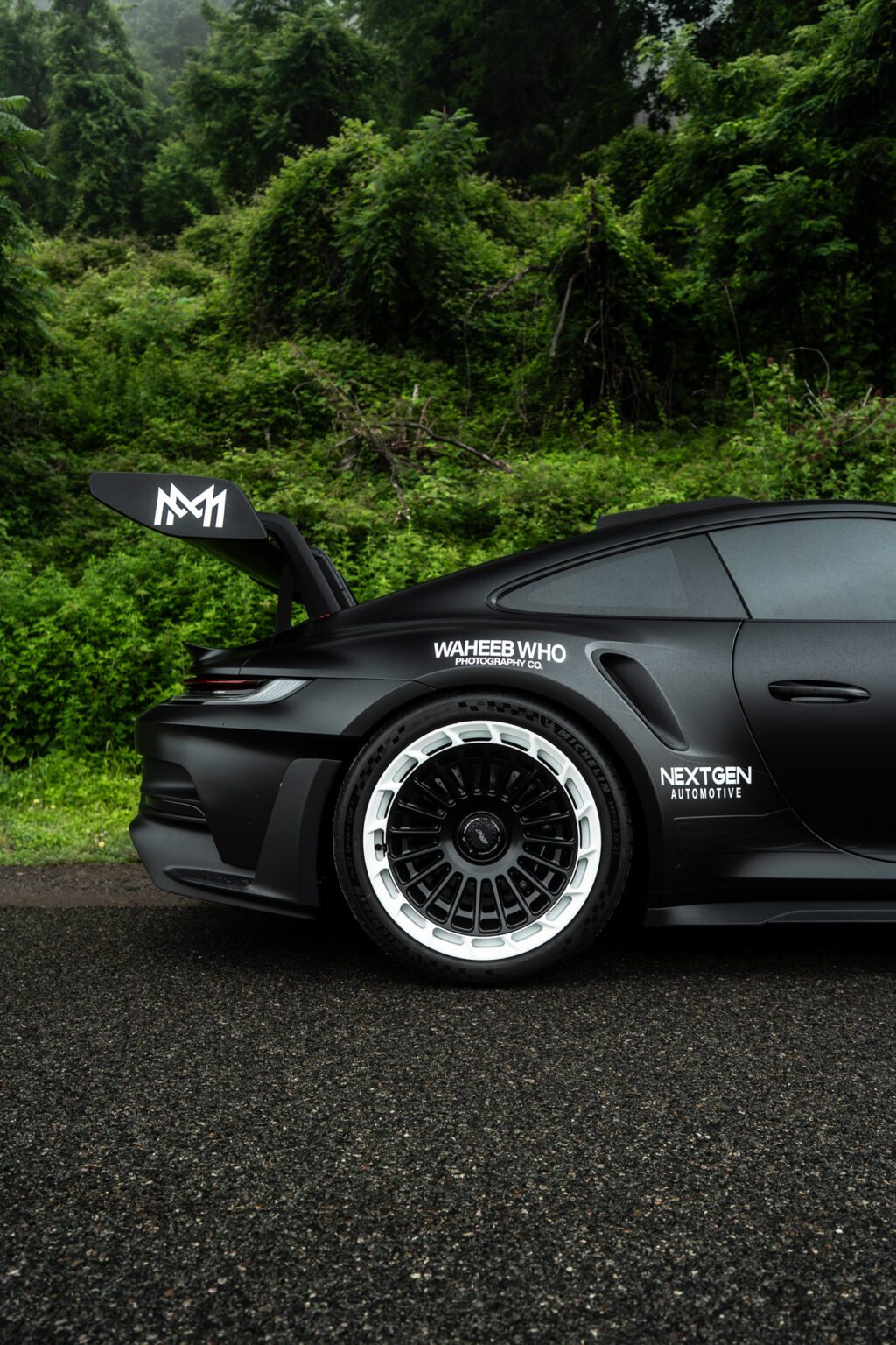 Matte Black Porsche GT3 RS 992 Brixton Forged Wheels - Brixton Forged™